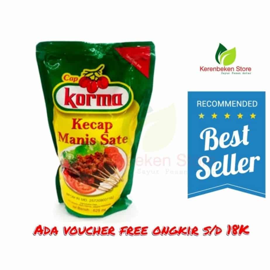 kecap manis sate cap korma 625ml – Pasar Segar